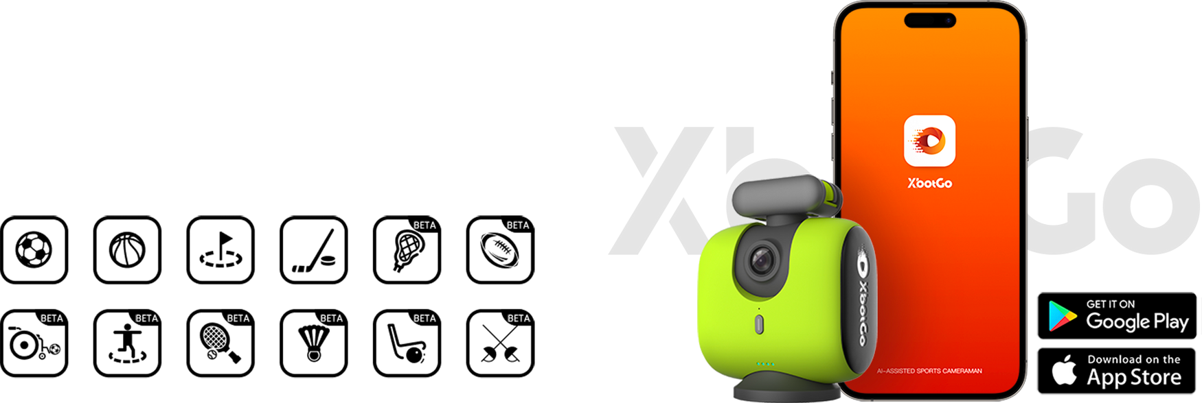 AI Powered and Auto Tracking Camera System for Sports | XbotGo