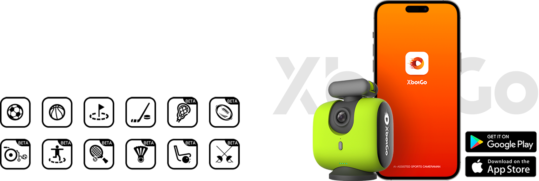 AI Powered and Auto Tracking Camera System for Sports | XbotGo